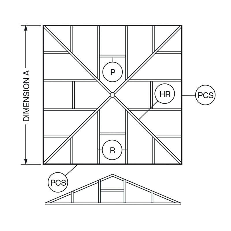 Pyramid Skylights - Industrial Pyramid Skylights | Plasteco